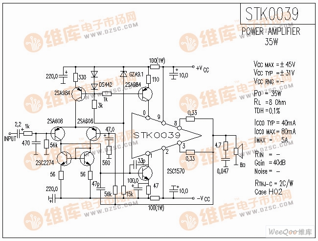 stk4231功放电路图,stk404厚膜,stk4151放电路图(第16页)_大山谷图库