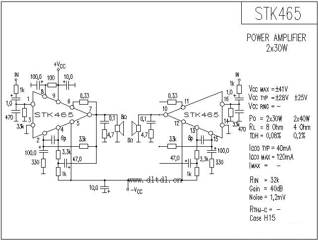 stk4191功放电路图,stk4191功放参数,stk4151功放电路图(第23页)_大山谷图库