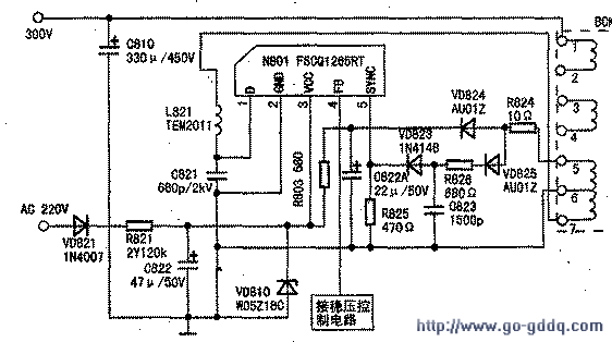 5q1265电源电路图,5q1265rf充电器电路图,la1265电路图(第2页)_大山谷图库